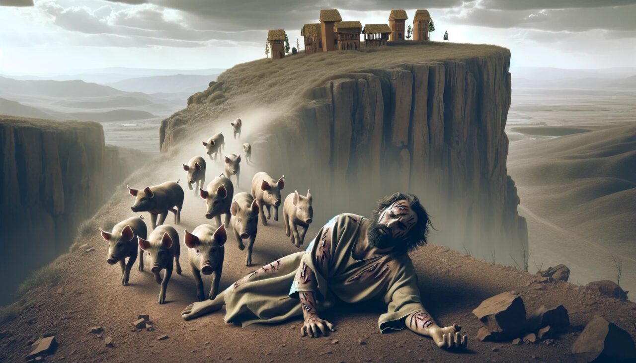 O Endemoniado Gadareno - Esboços de Pregação e Libertação - Marcos 5:1-20